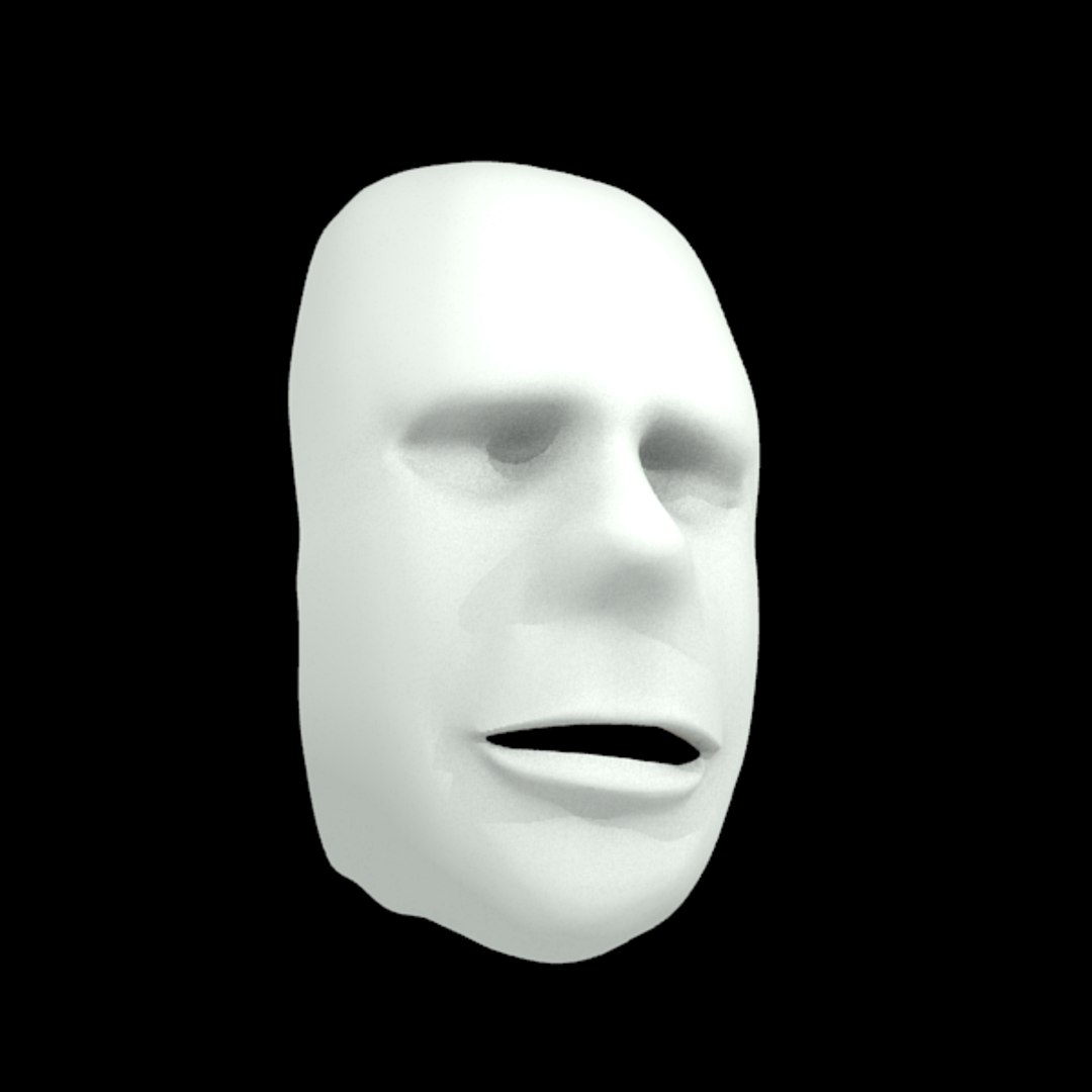 3d Face Bruce Willis