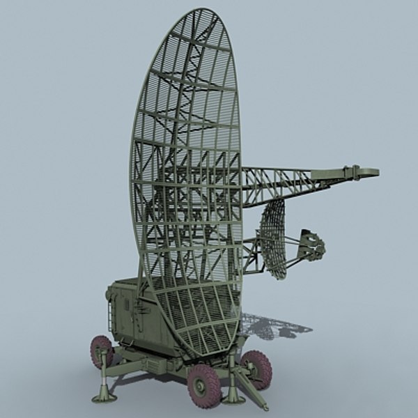 early radar post 3d model