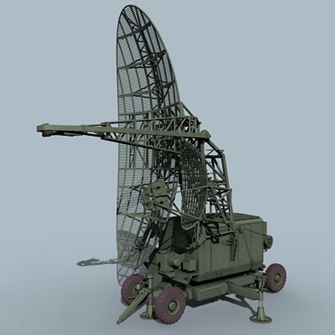 early radar post 3d model