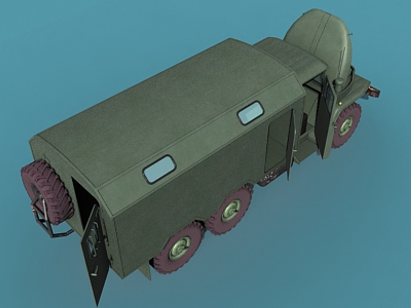 early radar post 3d model