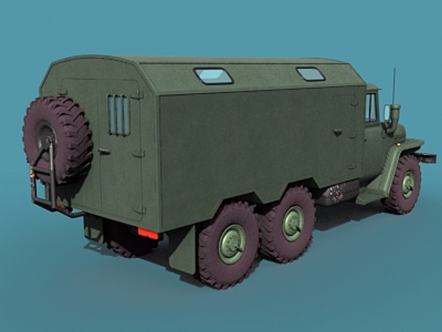 early radar post 3d model