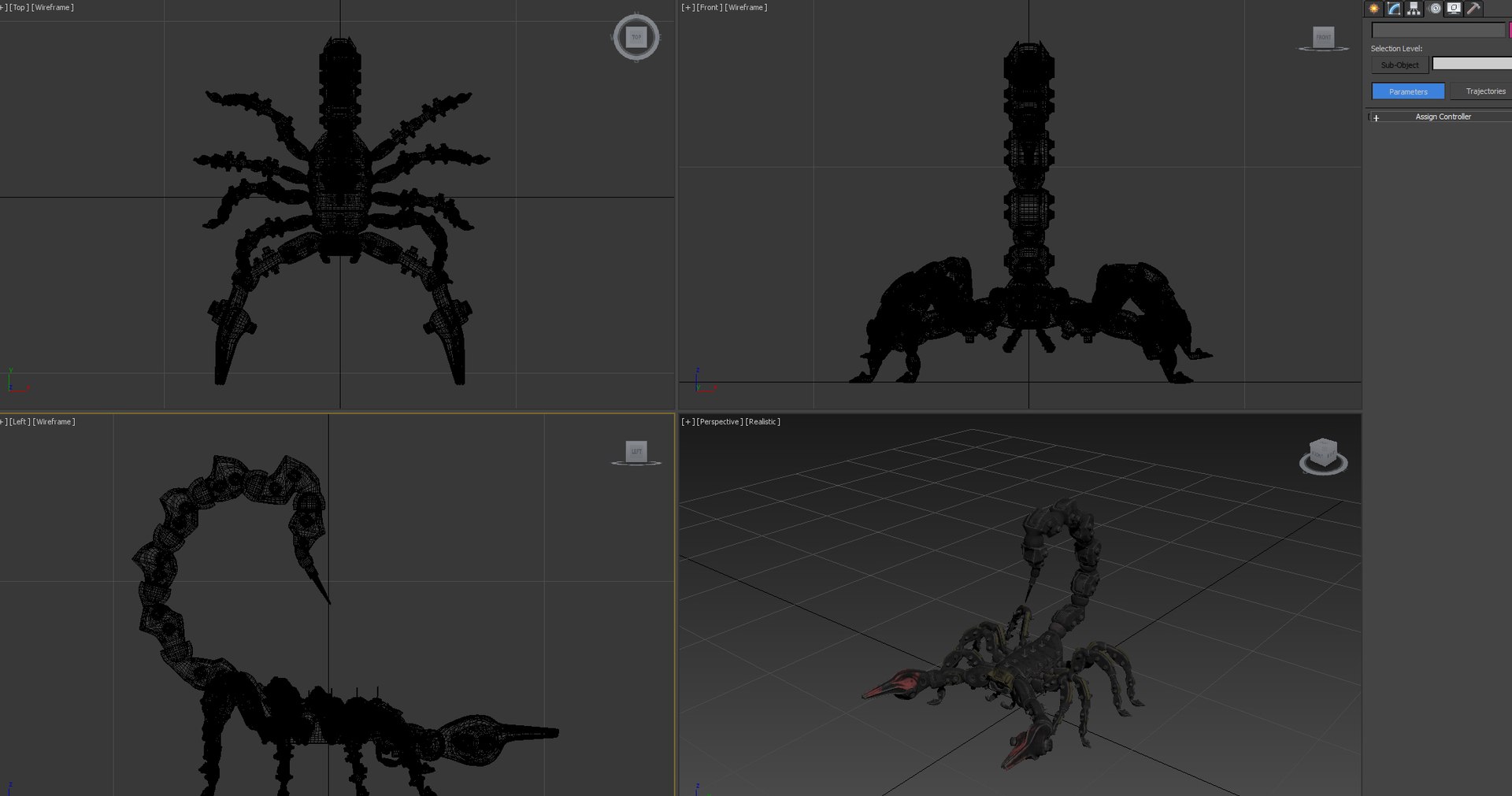 3D Model Scorpion Robot - TurboSquid 2104781