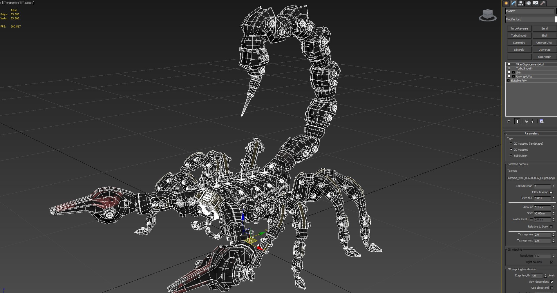 3D Model Scorpion Robot - TurboSquid 2104781
