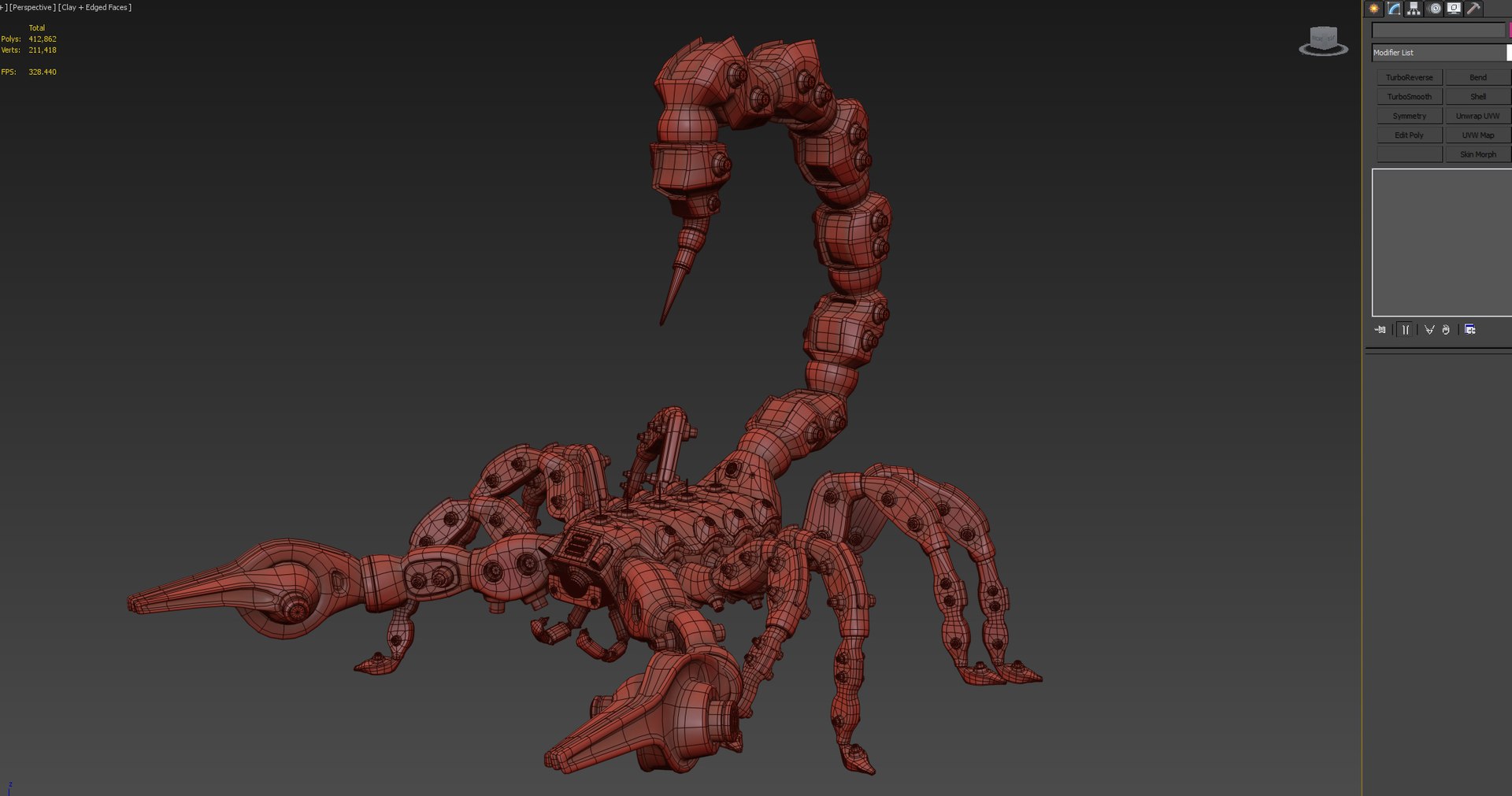 3D Model Scorpion Robot - TurboSquid 2104781