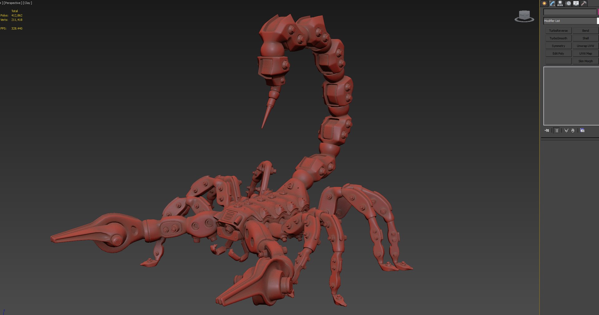 3D Model Scorpion Robot - TurboSquid 2104781