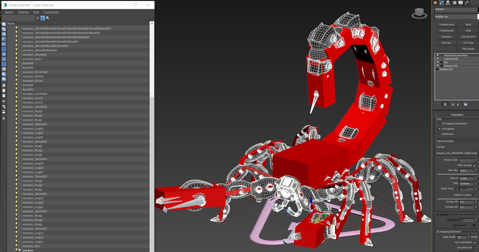 3D Model Scorpion Robot - TurboSquid 2104781