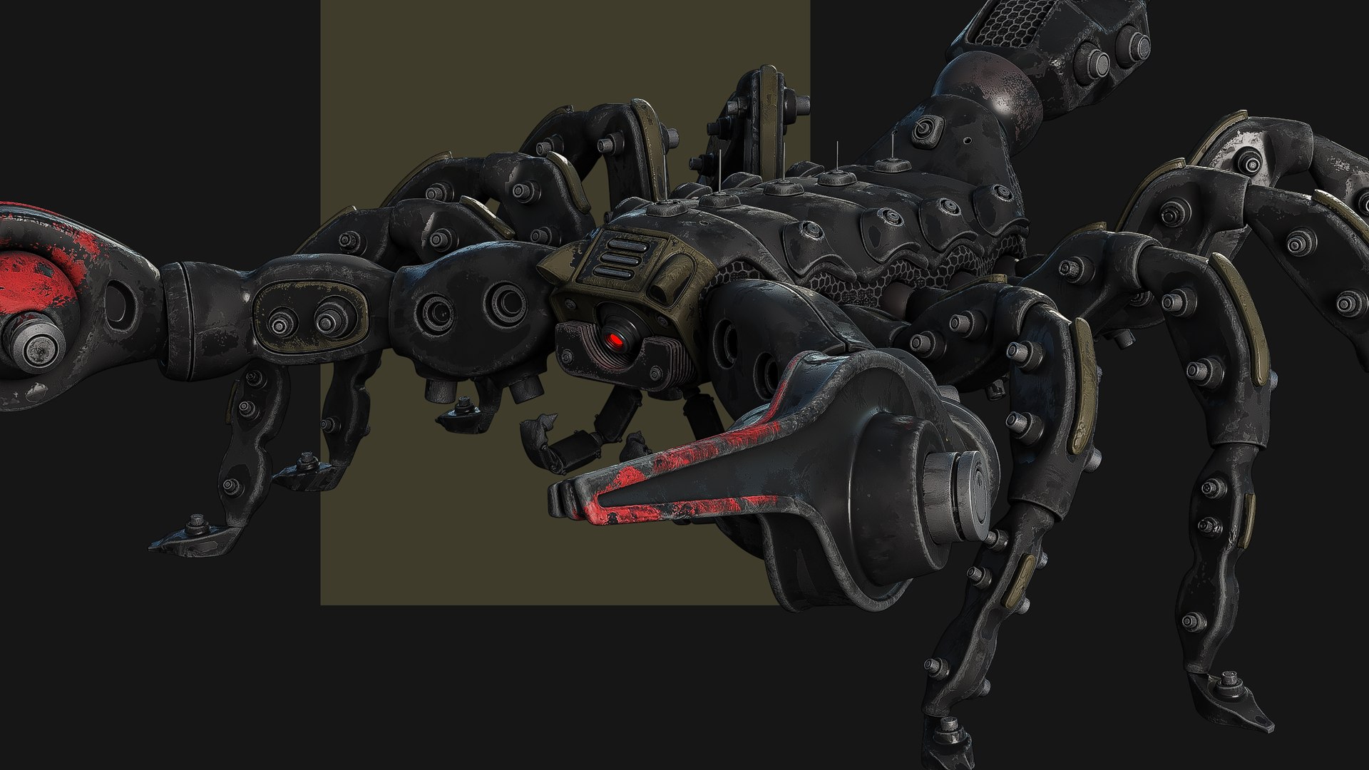 3D model Scorpion Robot - TurboSquid 2104781