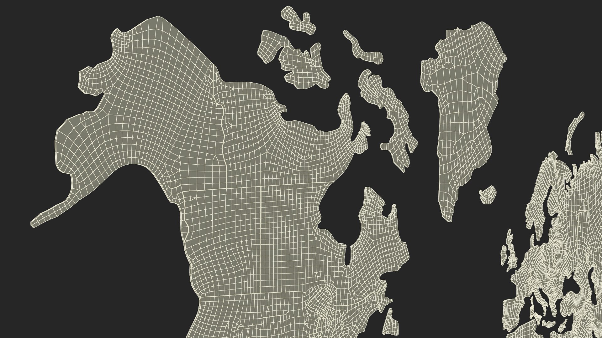 Wood Created World Map 3D Model - TurboSquid 2202813
