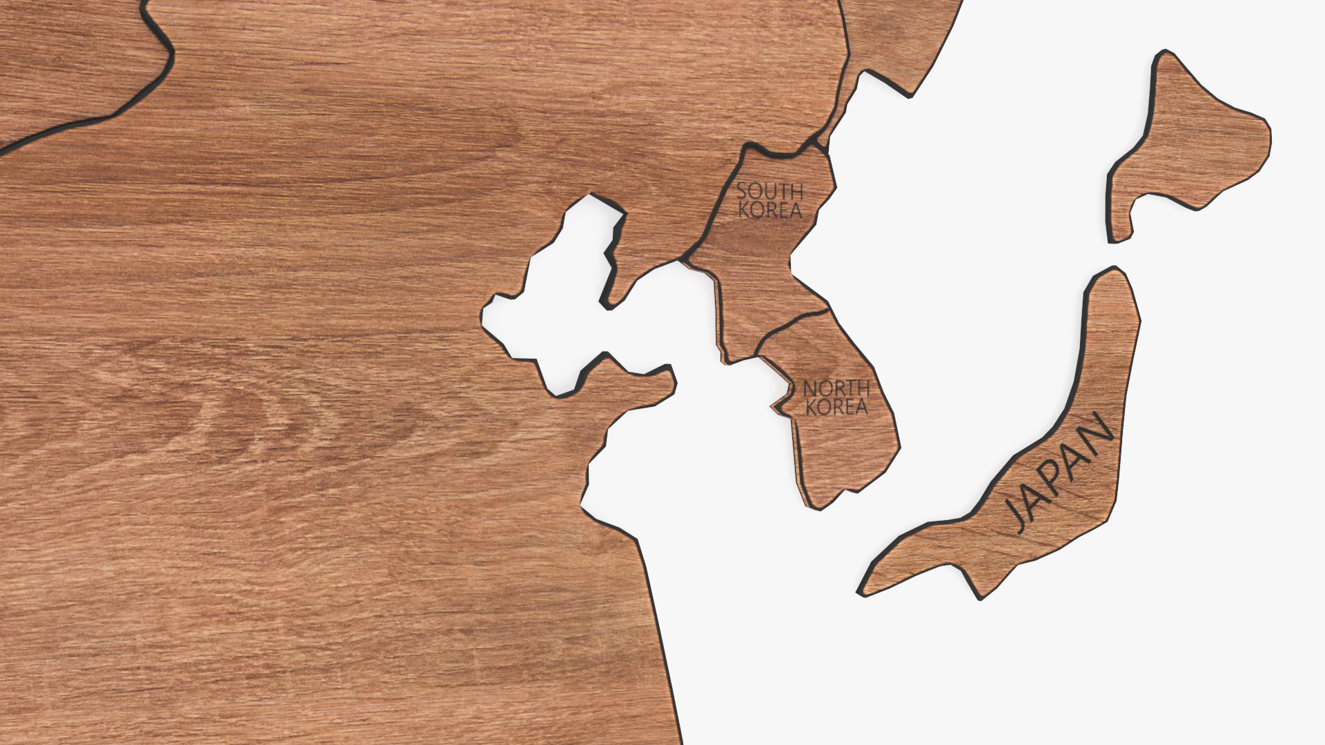 Wood Created World Map 3D Model - TurboSquid 2202813