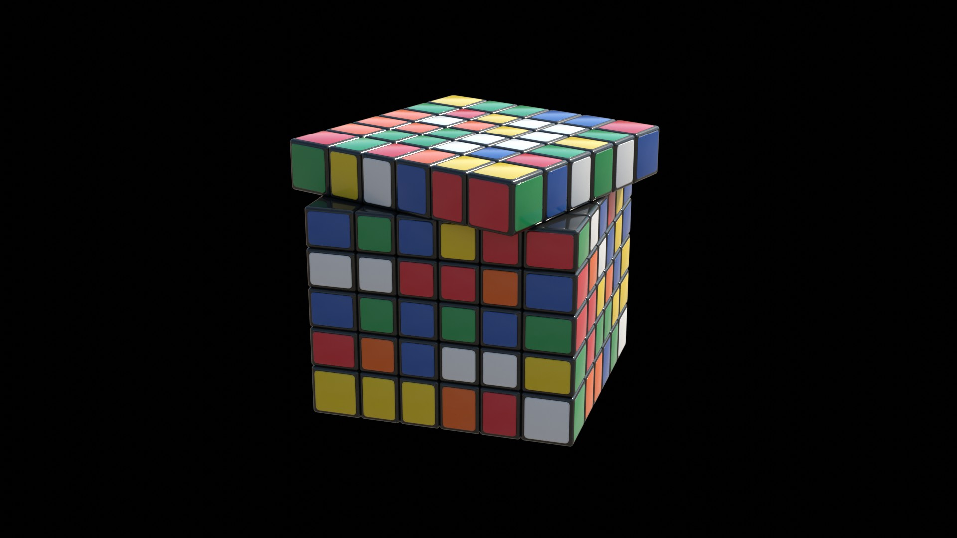 3D model Animated Rubiks Cube - TurboSquid 2118779