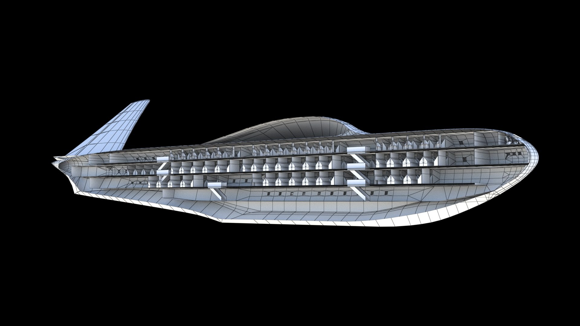 3D Saunders Roe Queen Flying Boat Airliner Model - TurboSquid 2366827