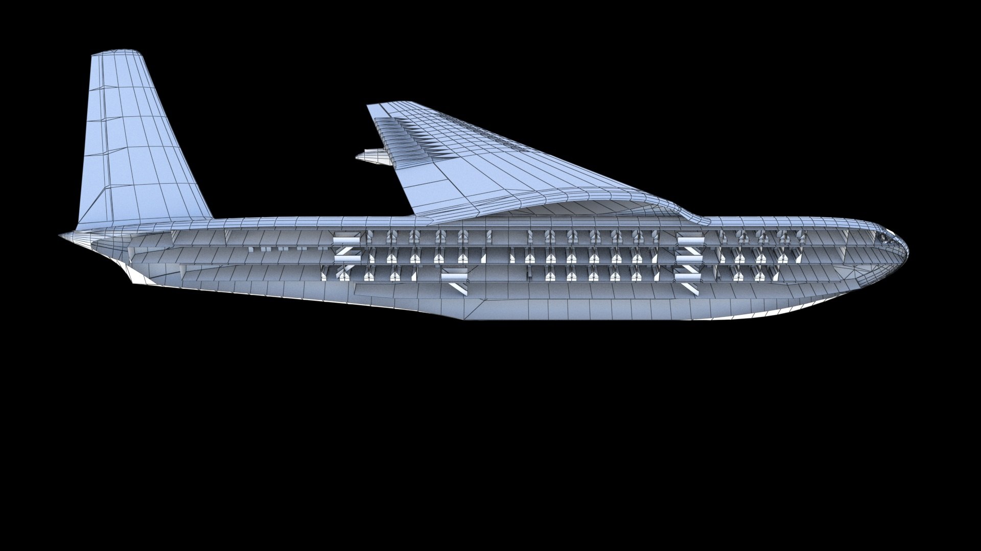 3D Saunders Roe Queen Flying Boat Airliner Model - TurboSquid 2366827