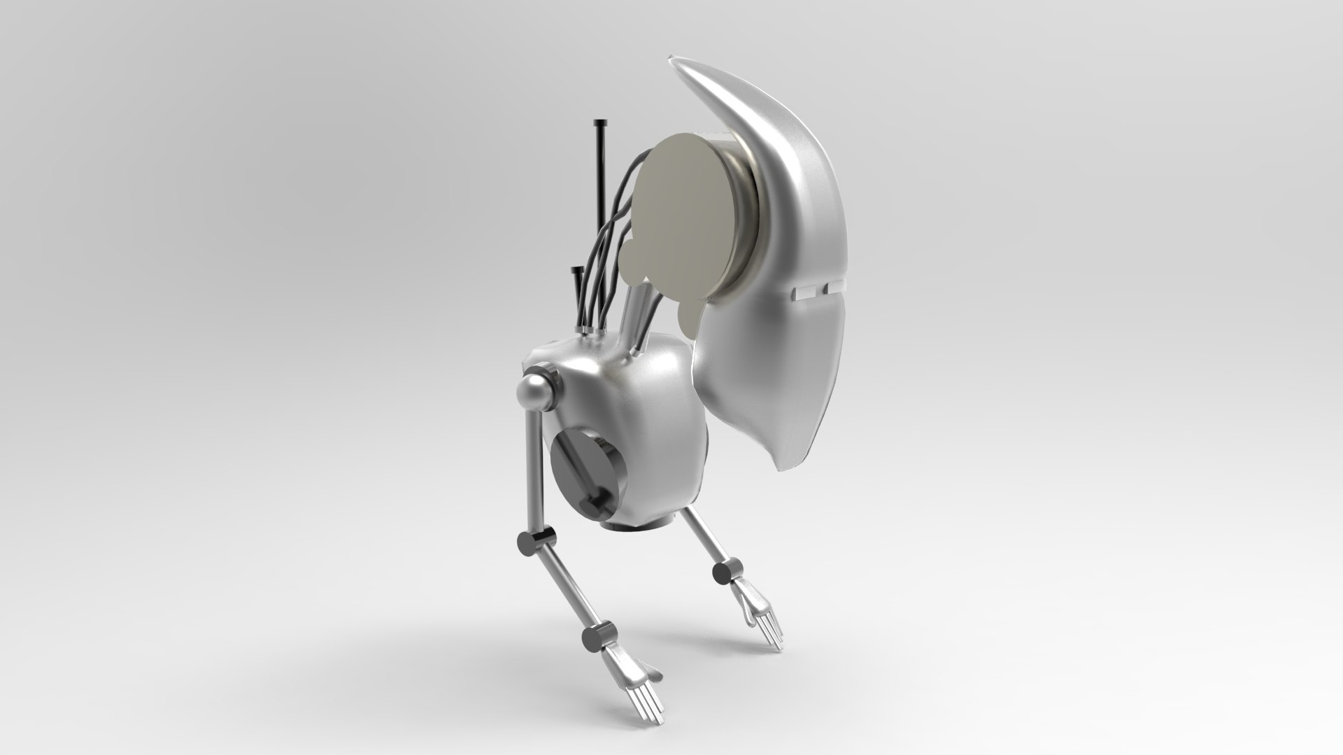 3d Robot Float Model