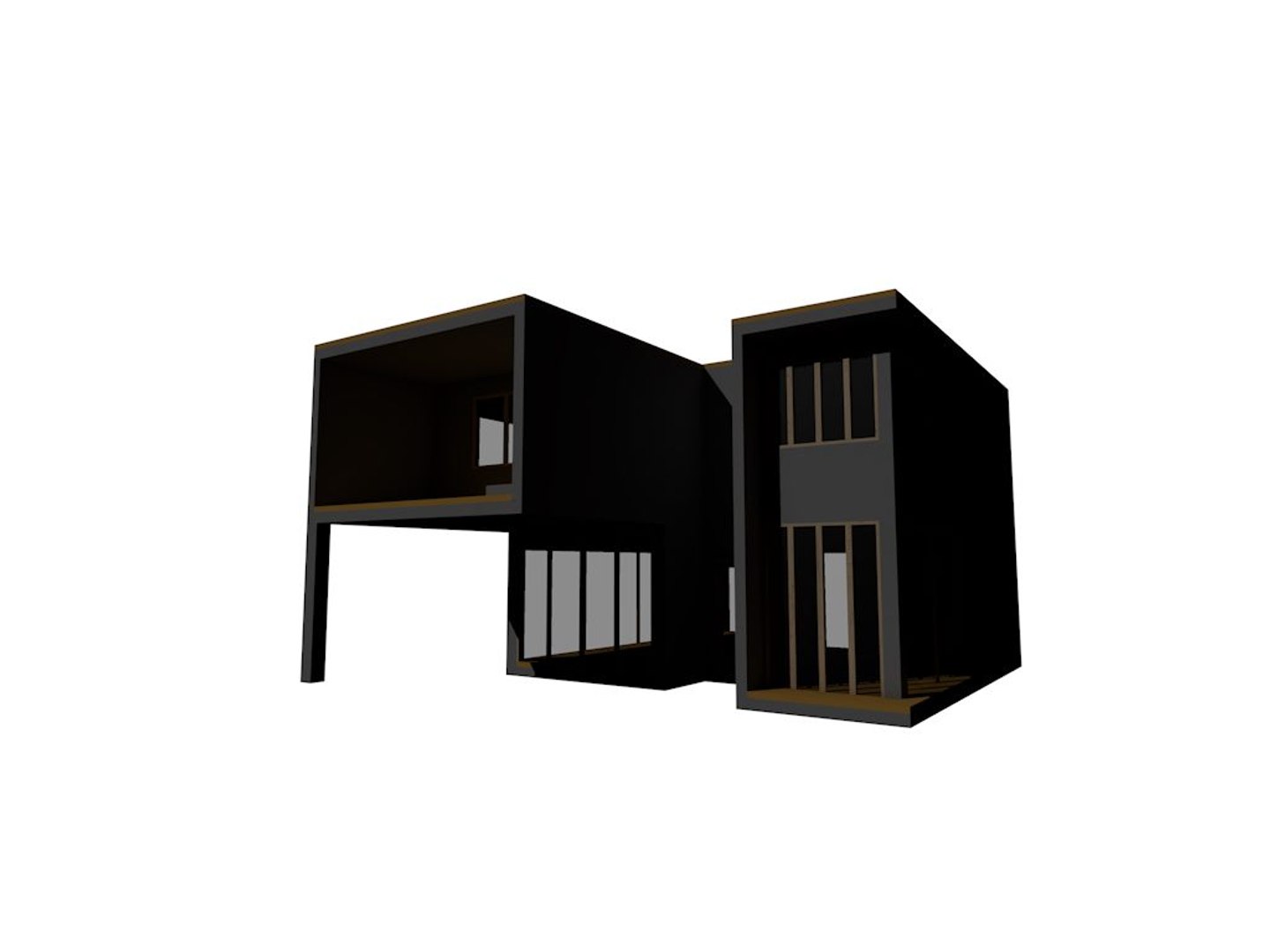 modern contemporary house 3d max