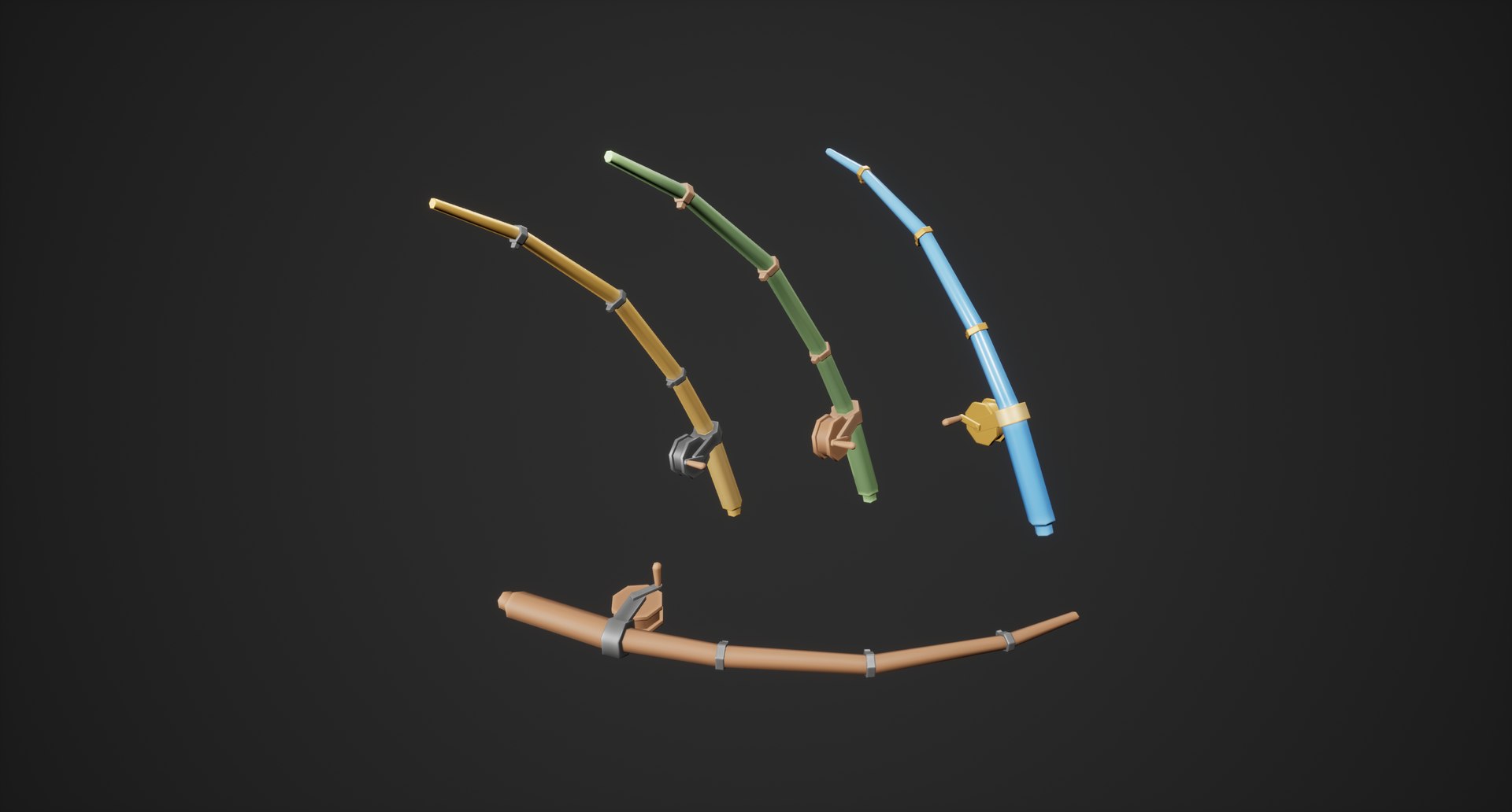 Stylized Farming Game Tools 3D Model - TurboSquid 2198048