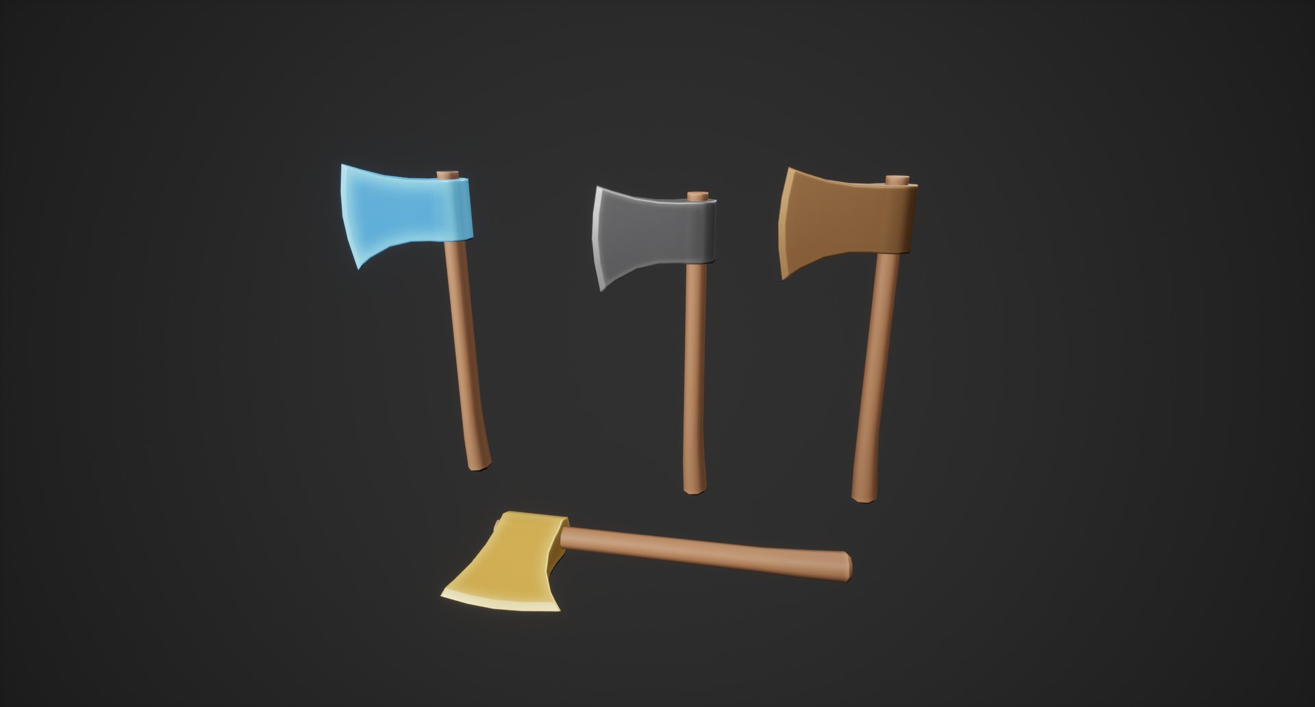 Stylized Farming Game Tools 3D Model - TurboSquid 2198048