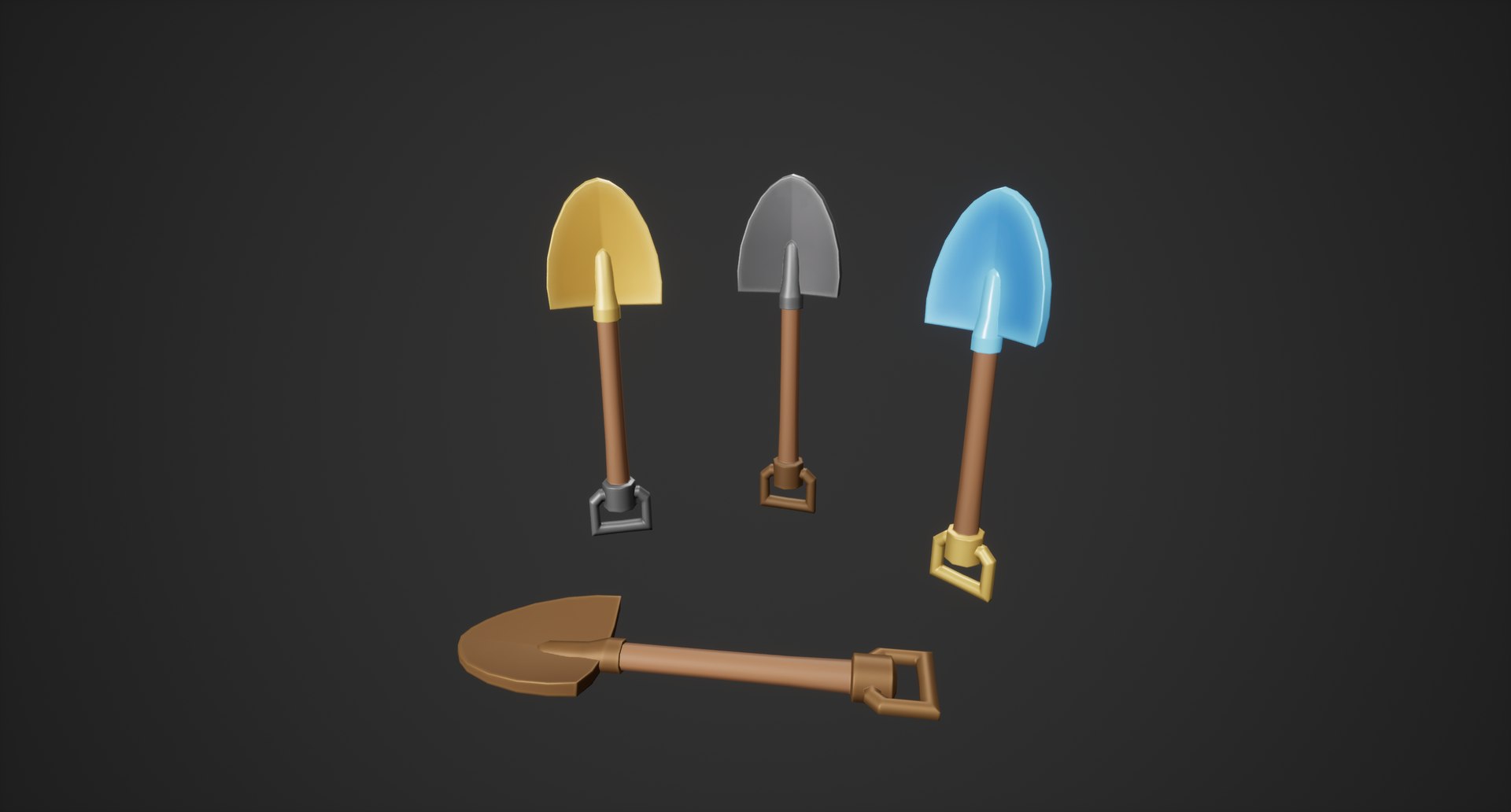 Stylized Farming Game Tools 3D Model - TurboSquid 2198048