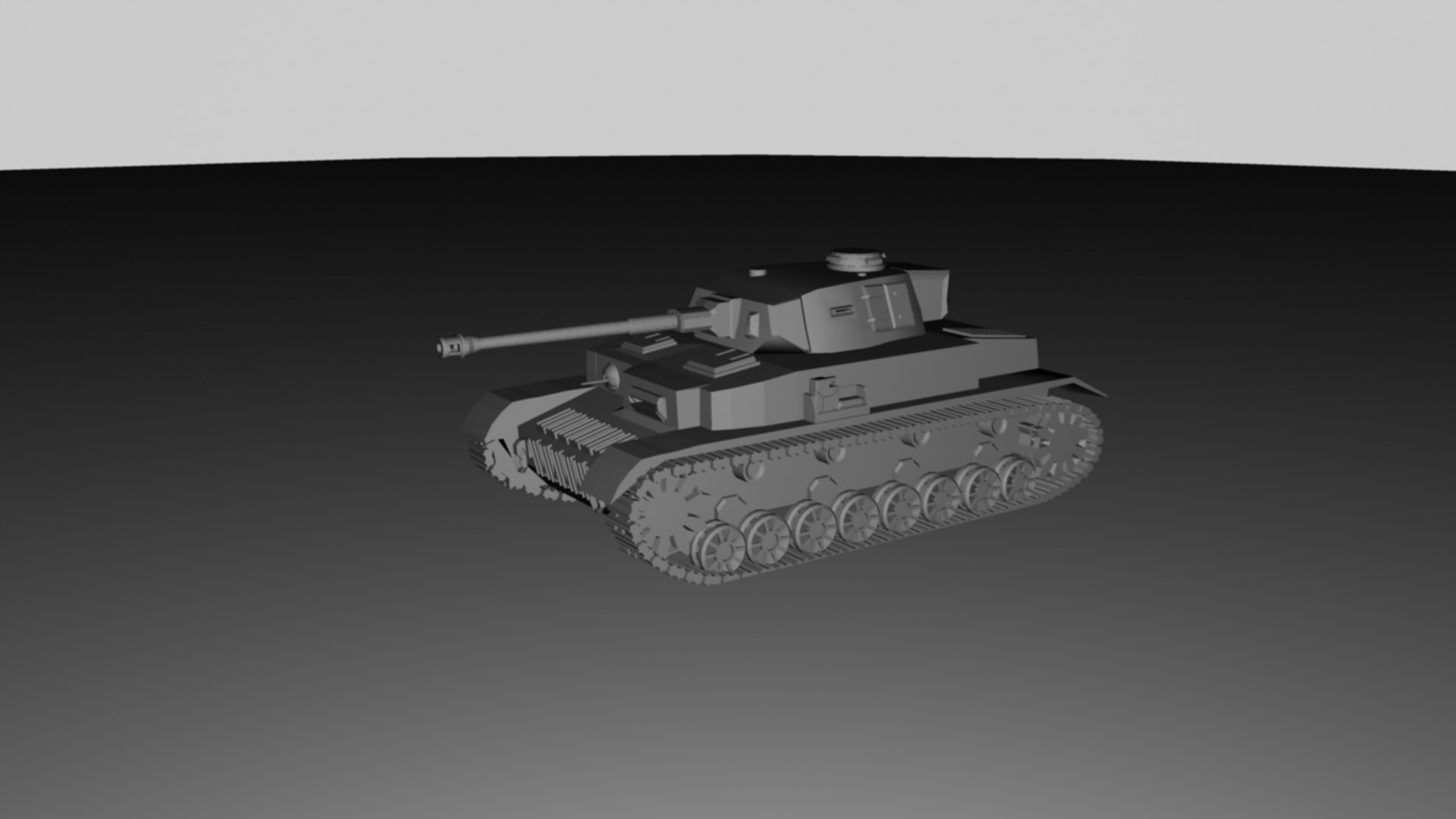 Panzer Iv Panzerkampfwagen Pz 3d Model