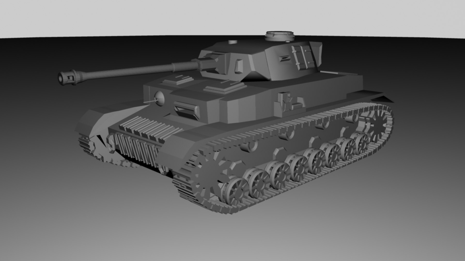 Panzer Iv Panzerkampfwagen Pz 3d Model