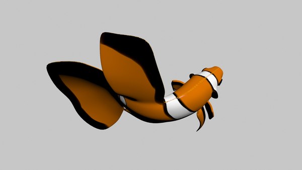 Clown betta fish 3D - TurboSquid 1473408