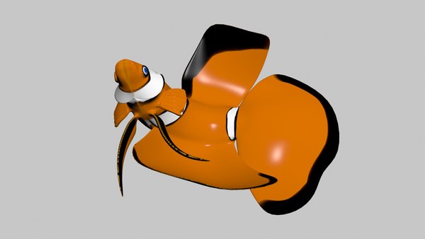 Clown betta fish 3D - TurboSquid 1473408