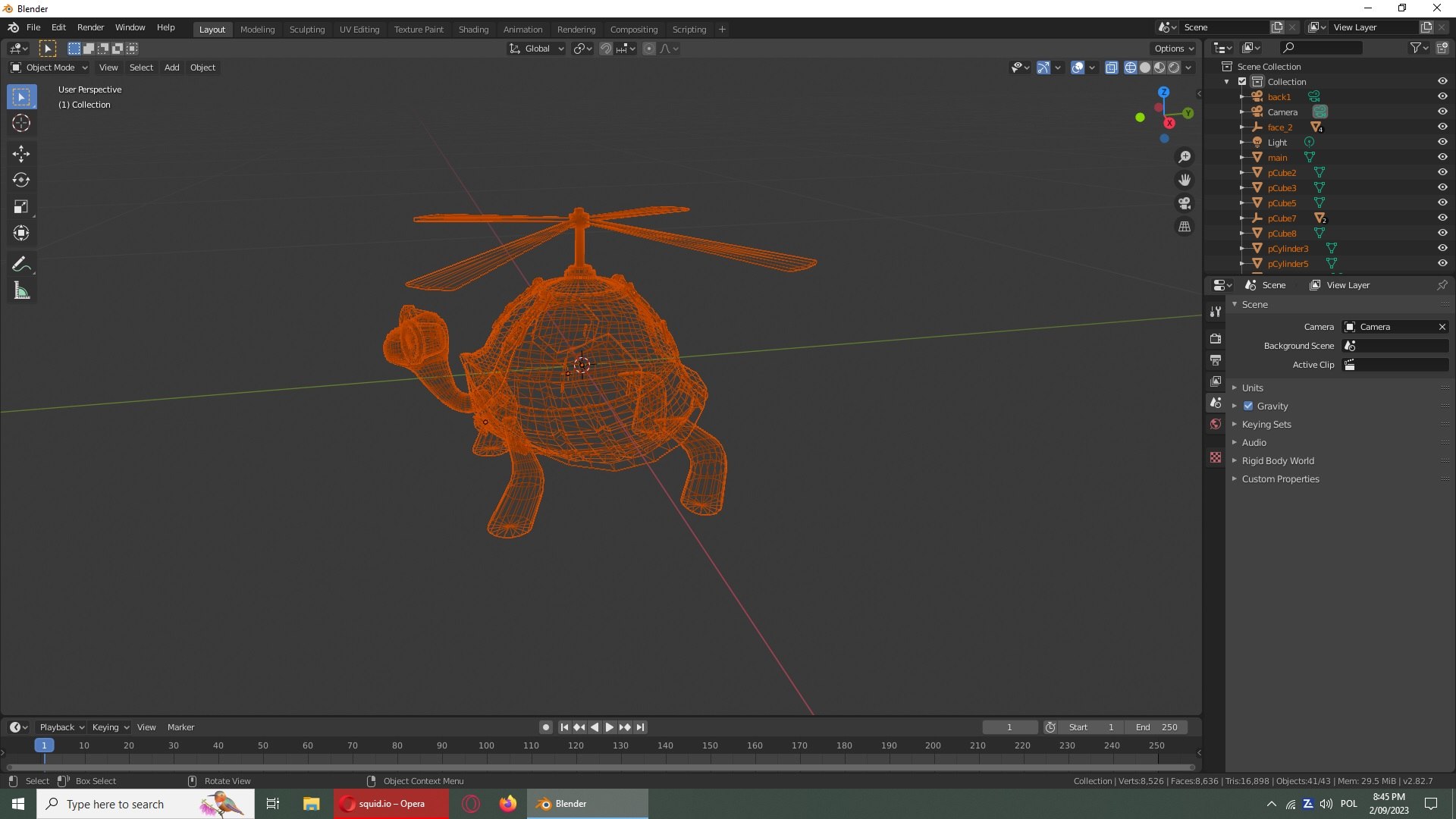Low Poly Turtle Copter 3D - TurboSquid 2119784