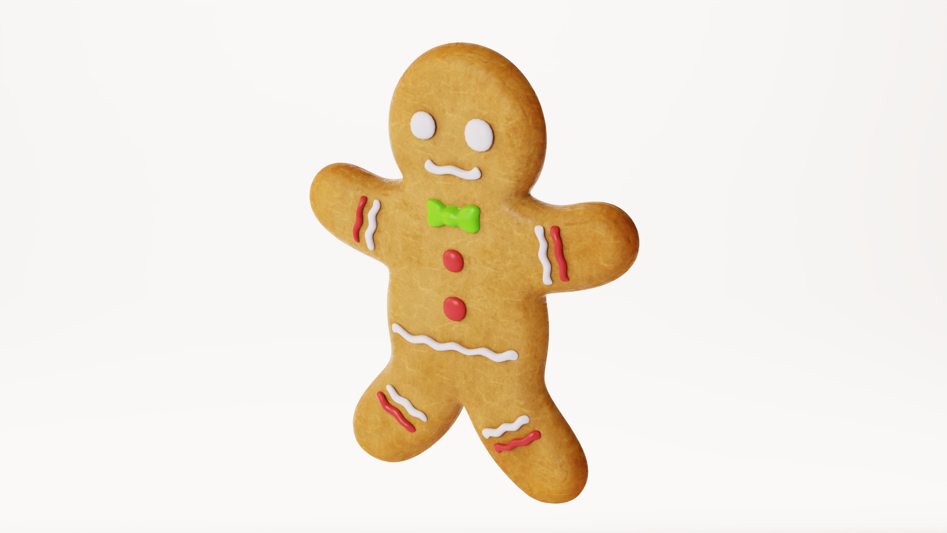 Gingerbread Man 3D Model - TurboSquid 1811449