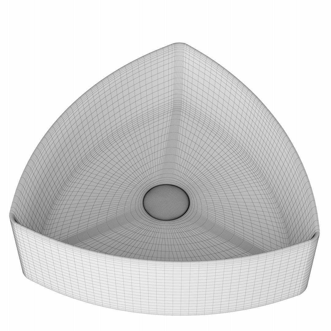 Table Wash Basin Triangle 3D Model - TurboSquid 1693571