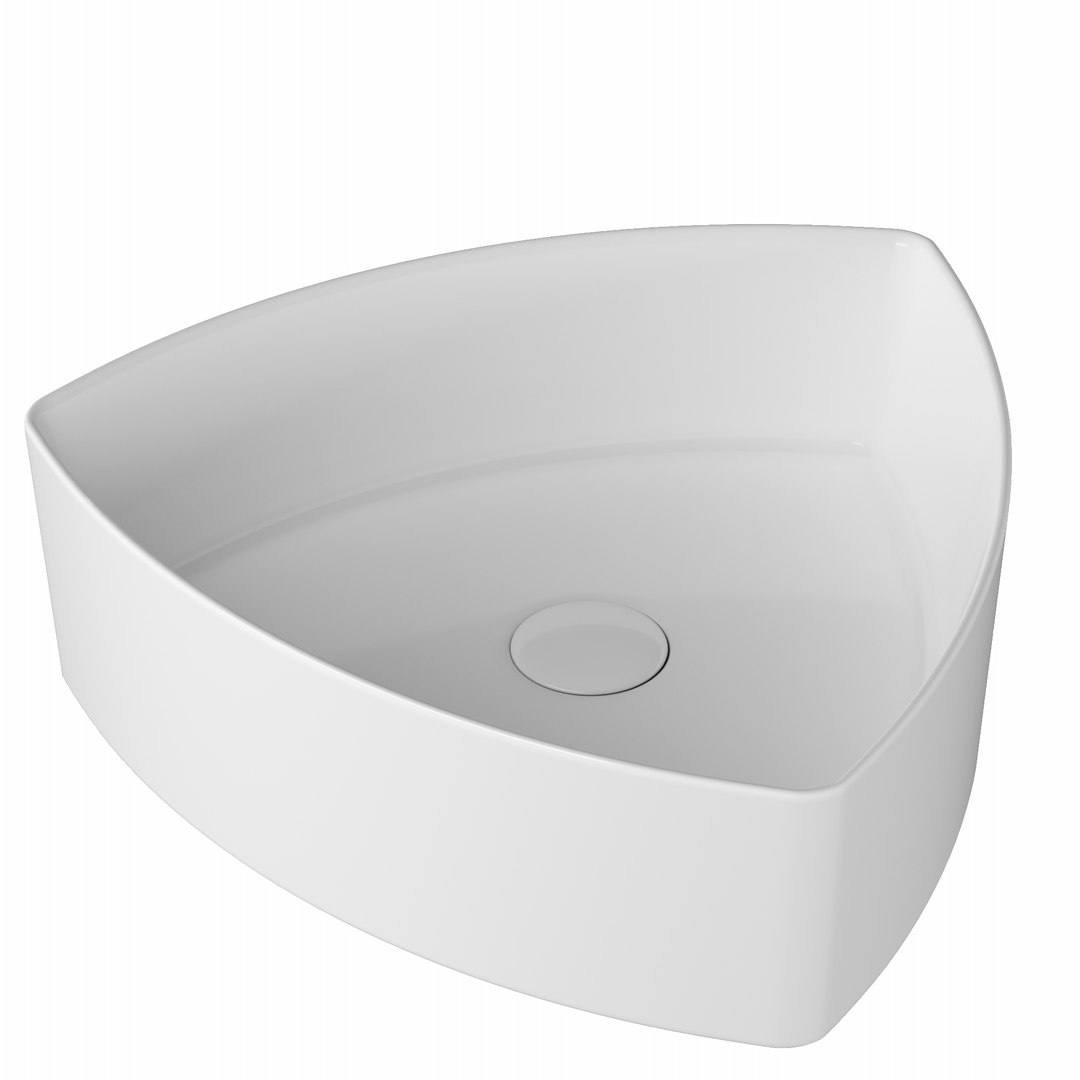 Table Wash Basin Triangle 3D Model - TurboSquid 1693571