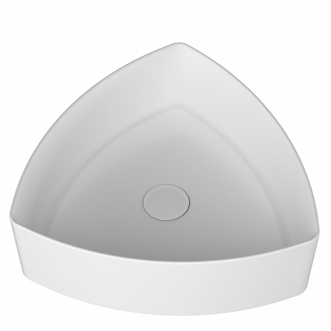Table Wash Basin Triangle 3D Model - TurboSquid 1693571