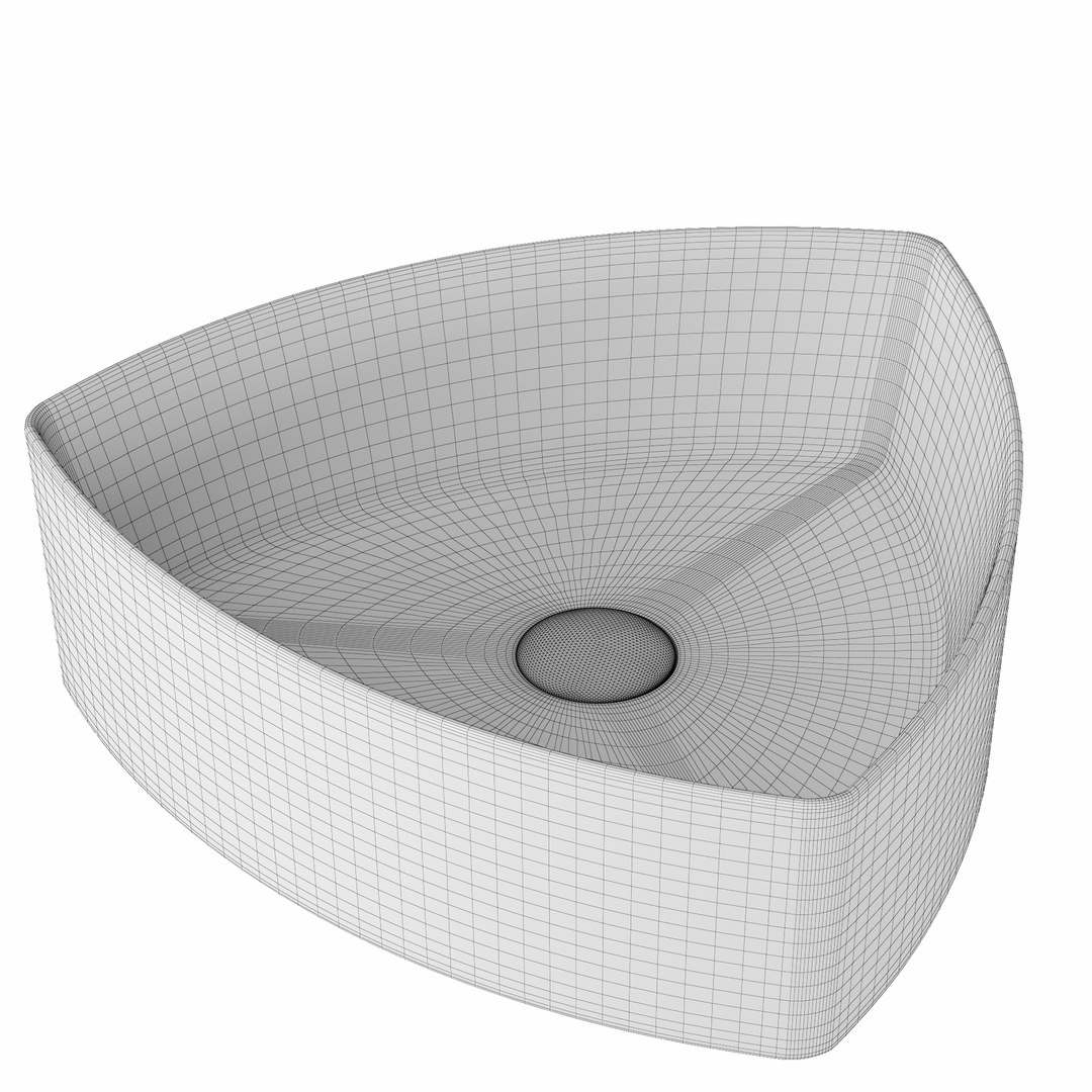 Table Wash Basin Triangle 3D Model - TurboSquid 1693571