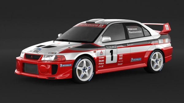 3D mitsubishi evolution evo - TurboSquid 1252368