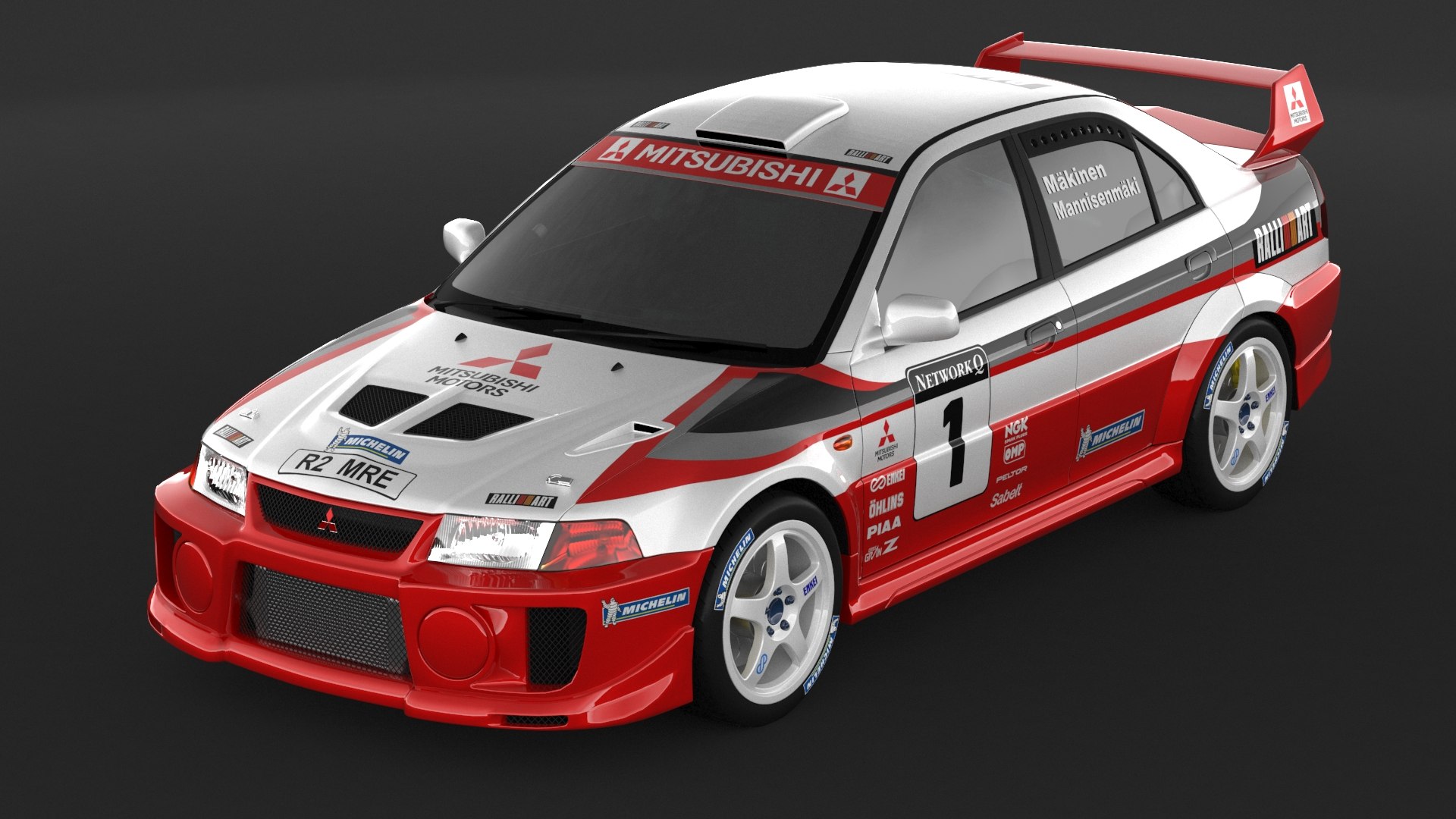 Mitsubishi Evolution Rally 3D Model - TurboSquid 1276719