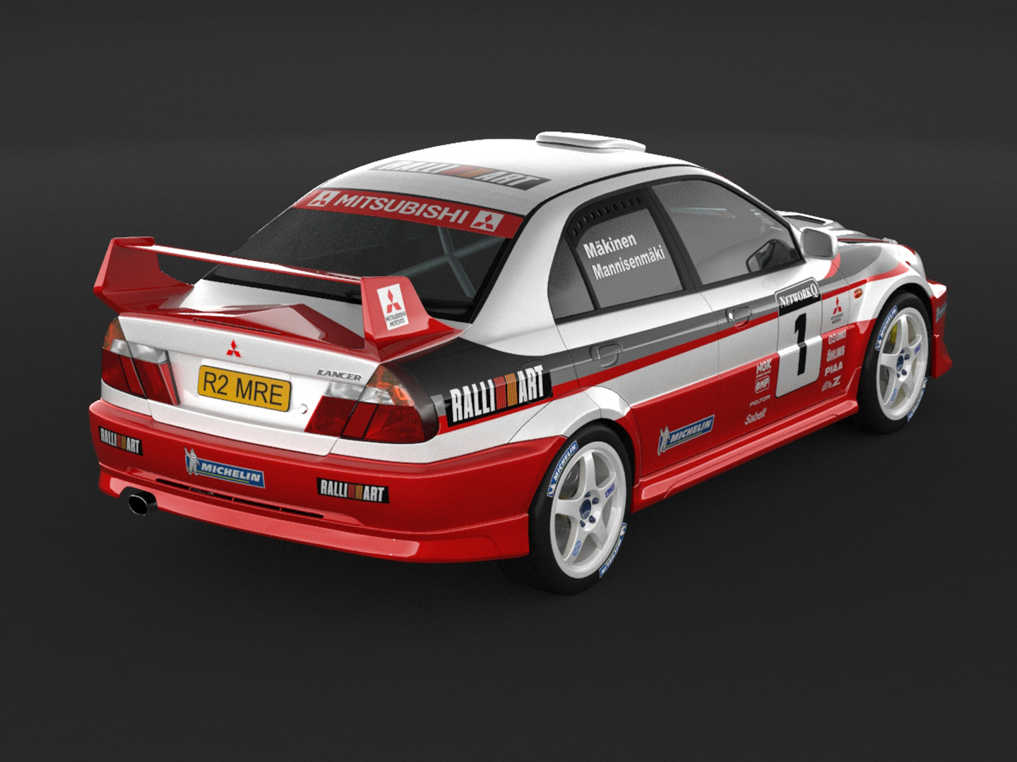 Mitsubishi evolution rally 3D model - TurboSquid 1276719