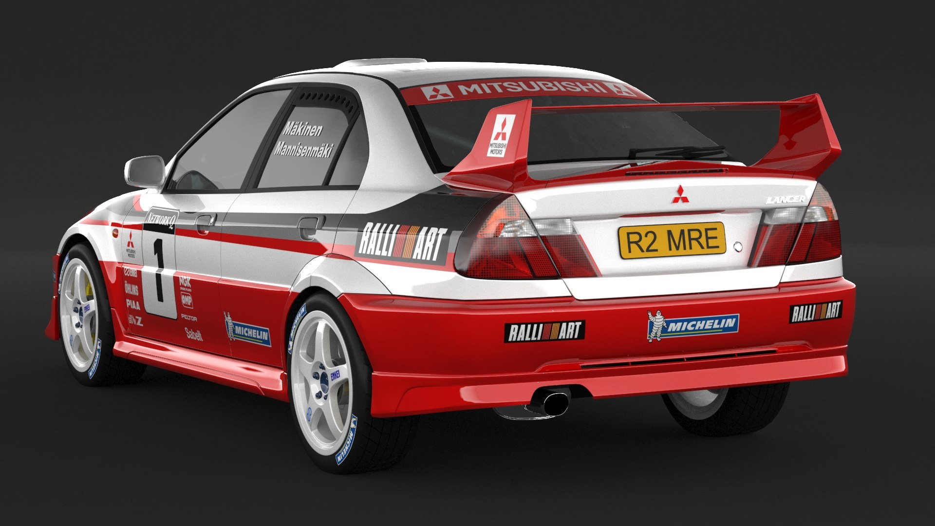 Mitsubishi Evolution Rally 3D Model - TurboSquid 1276719