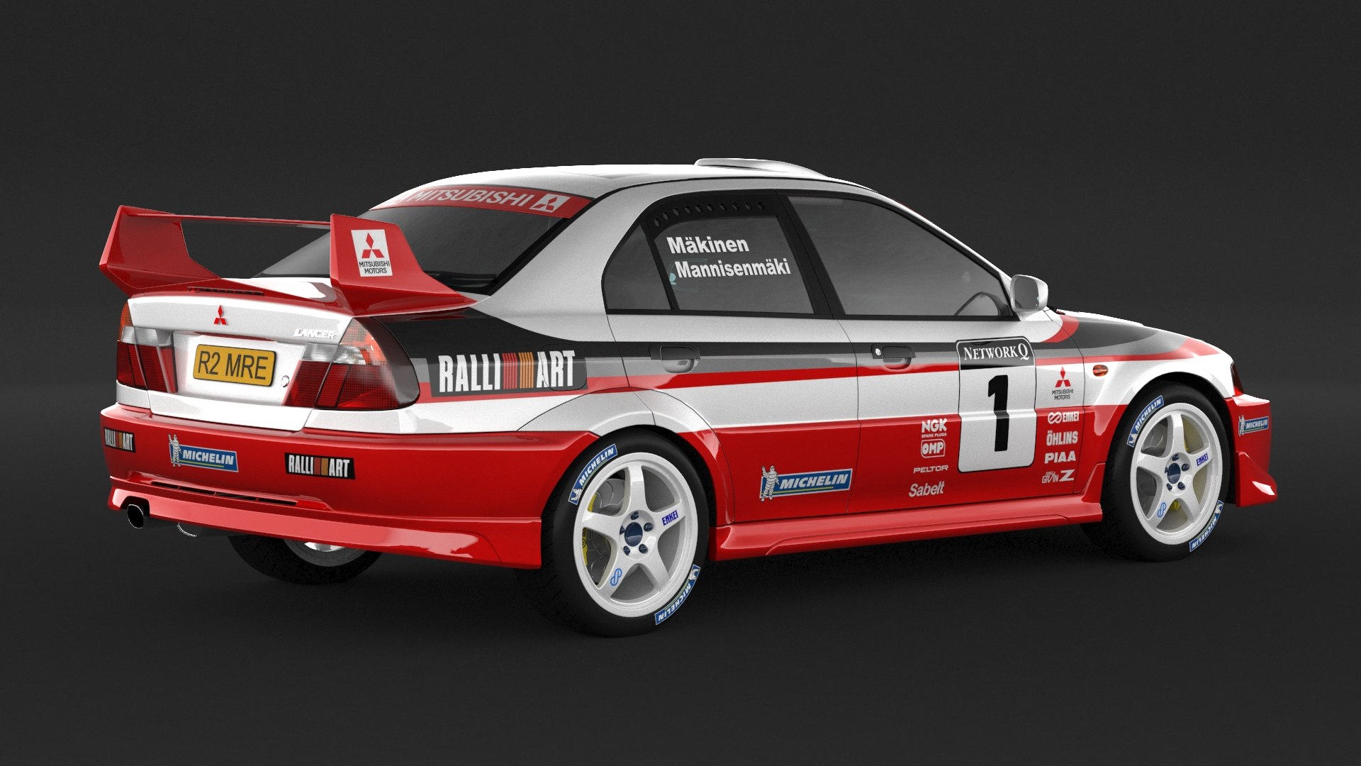 Mitsubishi Evolution Rally 3D Model - TurboSquid 1276719