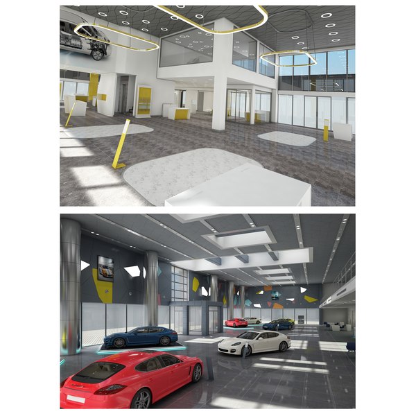 Car Dealership 3D Models for Download | TurboSquid