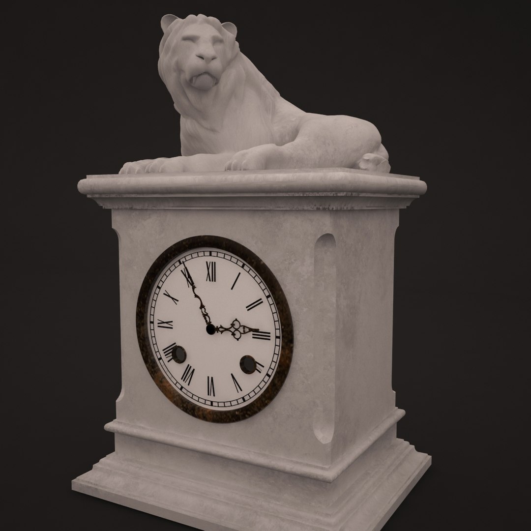 3D Model Clocks Sculptures Decor - TurboSquid 1284824