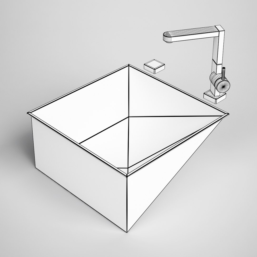 3ds max kitchen sink 23