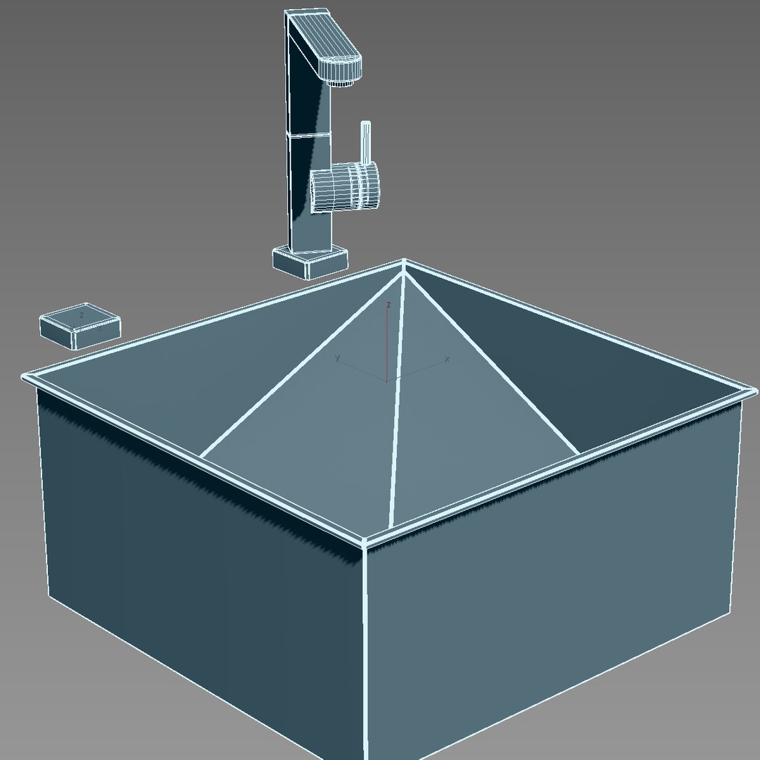3ds max kitchen sink 23