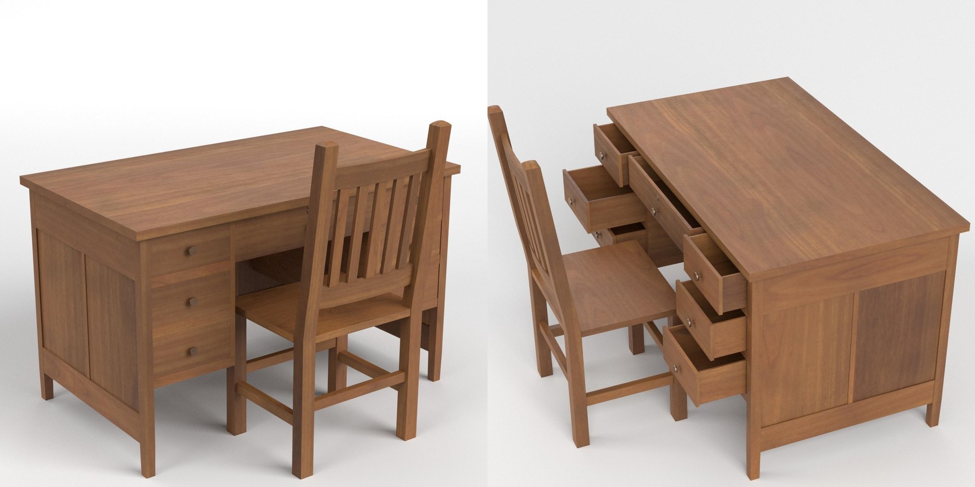 Teacher Desk 3 3D Model - TurboSquid 1928563