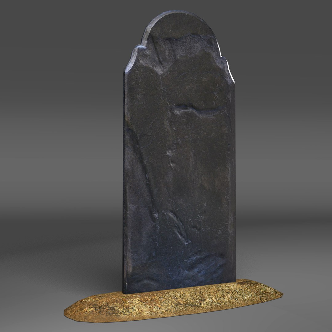 gravestones cemetery obj