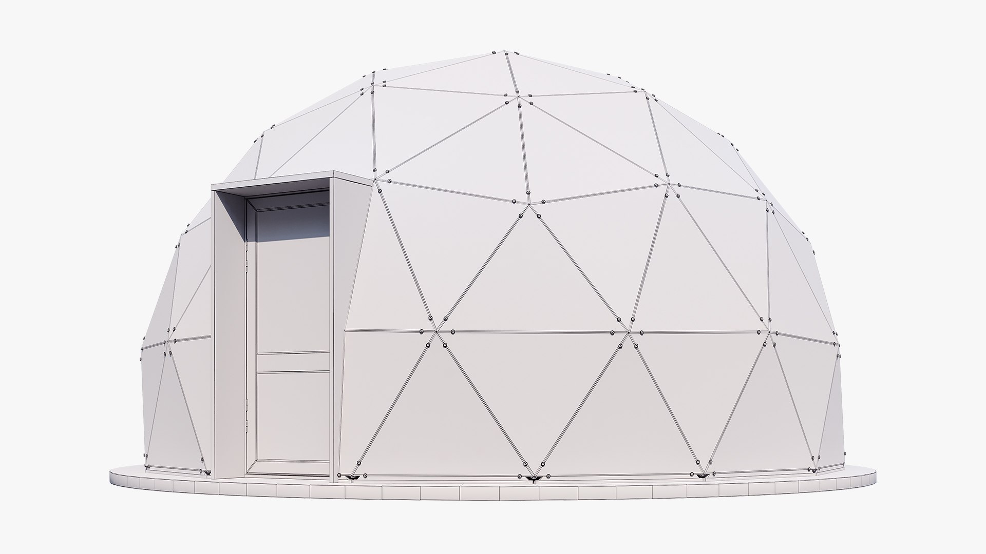 Glass Geodesic Dome V3 3D Model - TurboSquid 2328587