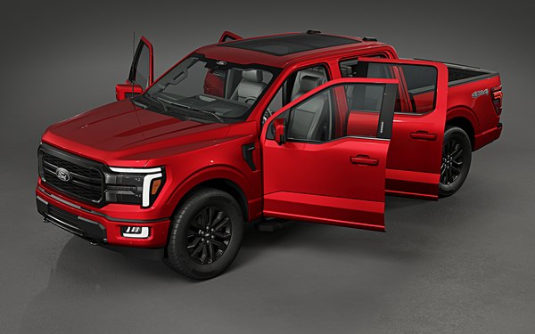 modelo 3d 2024 Ford F-150 Lariat - TurboSquid 2214339