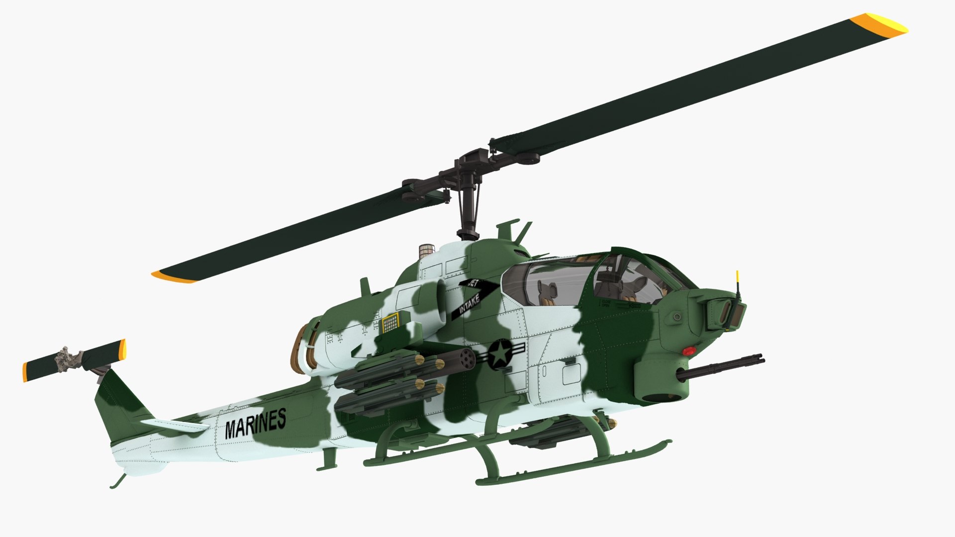 Ah-1w 3D model - TurboSquid 1662420