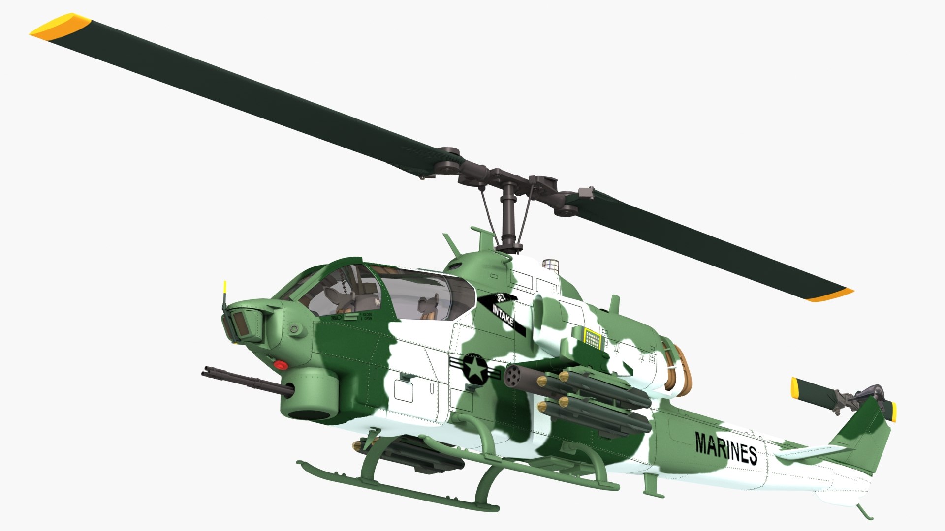 Ah-1w 3D model - TurboSquid 1662420