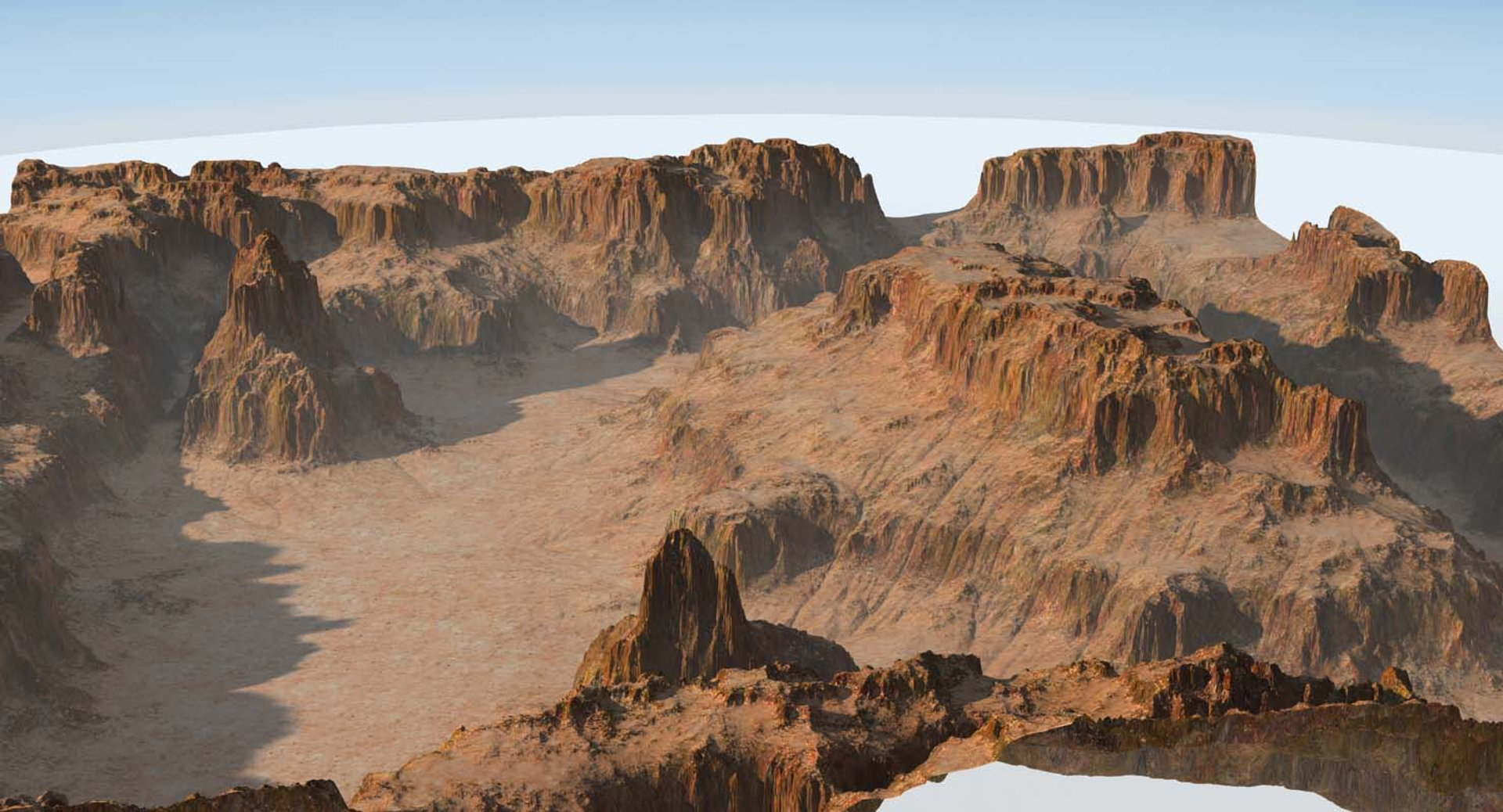 Mountain Landscape Terrain Model - TurboSquid 1163028