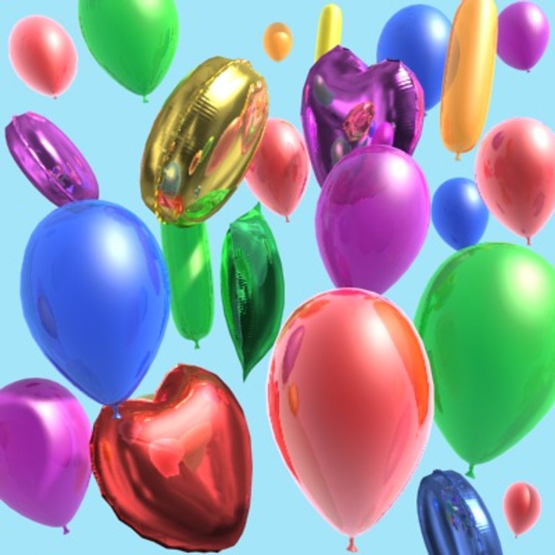 Balloons Ballons 3d Model