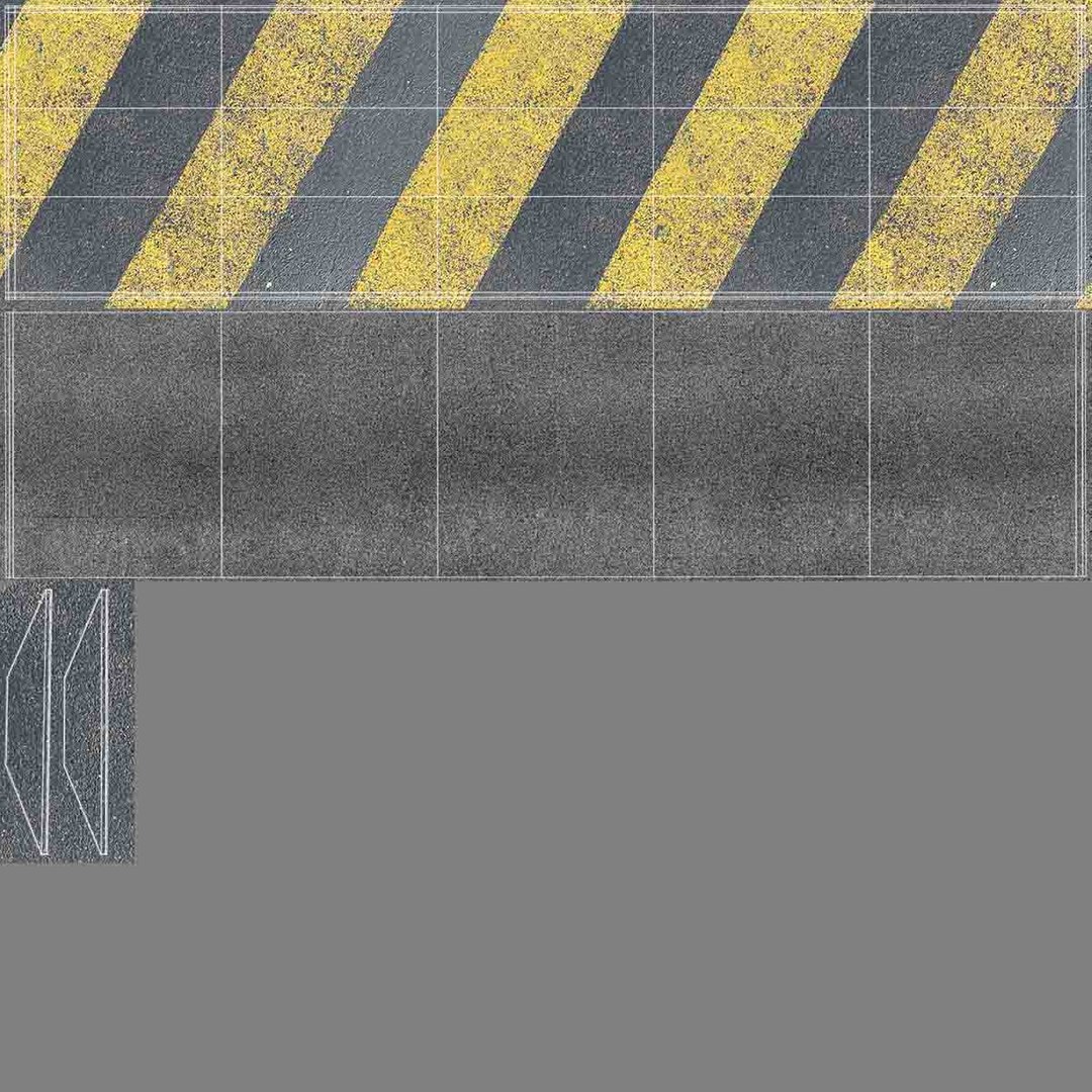 Road Speed Breaker Bumper 3D Model - TurboSquid 2158844