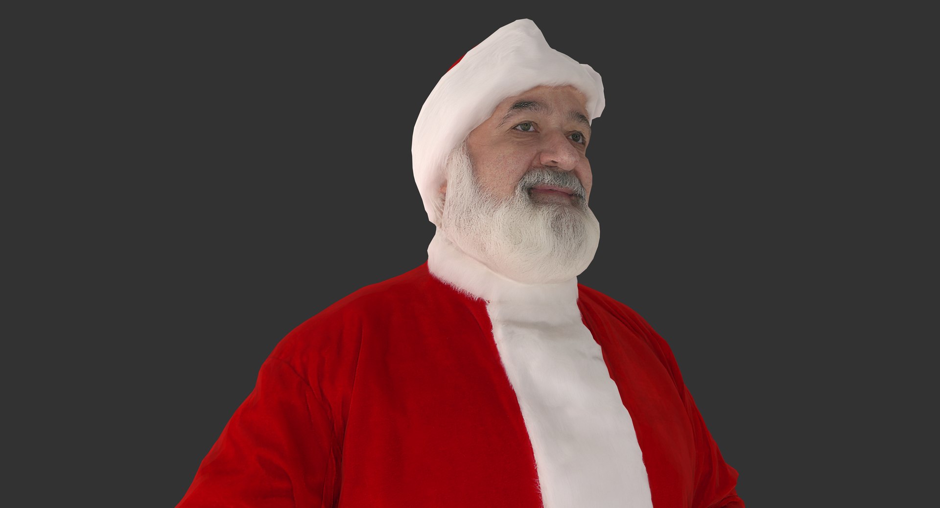 standing santa people human x